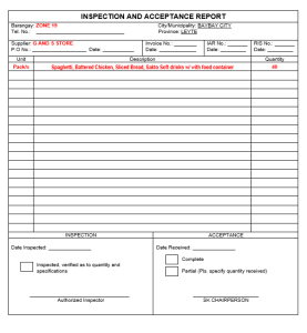 Procurement Forms | SK Baybay City, Leyte – SK Baybay City, Leyte