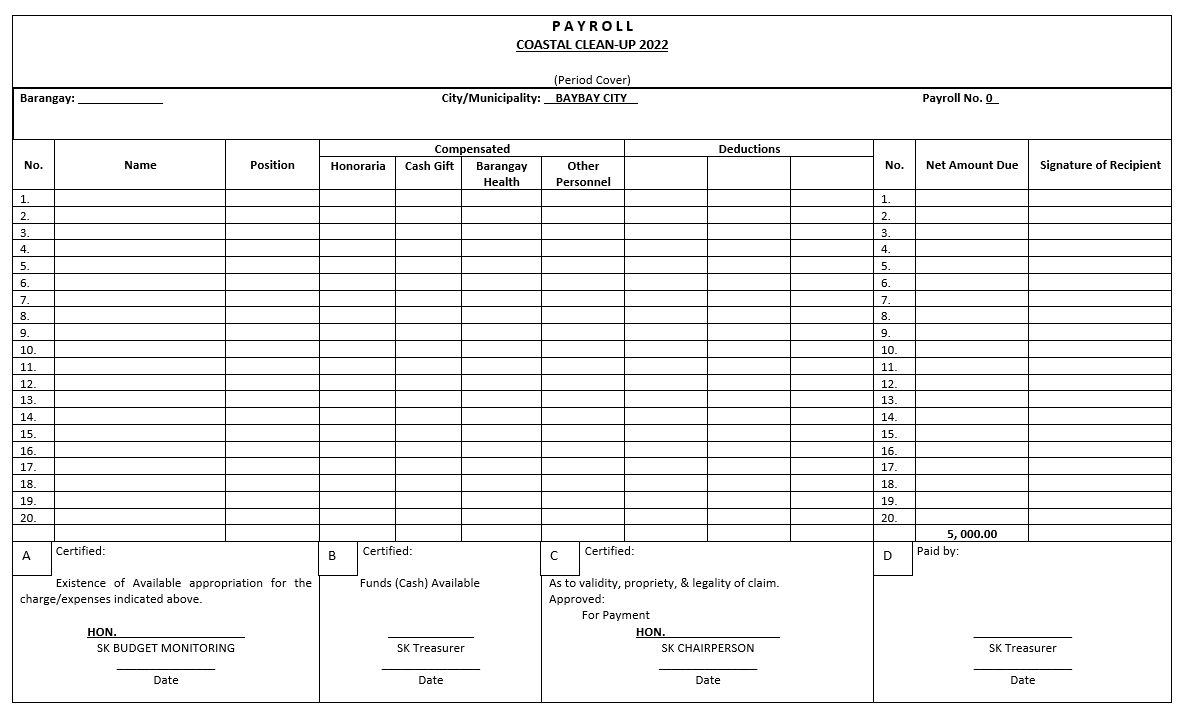 Procurement Forms | SK Baybay City, Leyte – Page 2 – SK Baybay City, Leyte