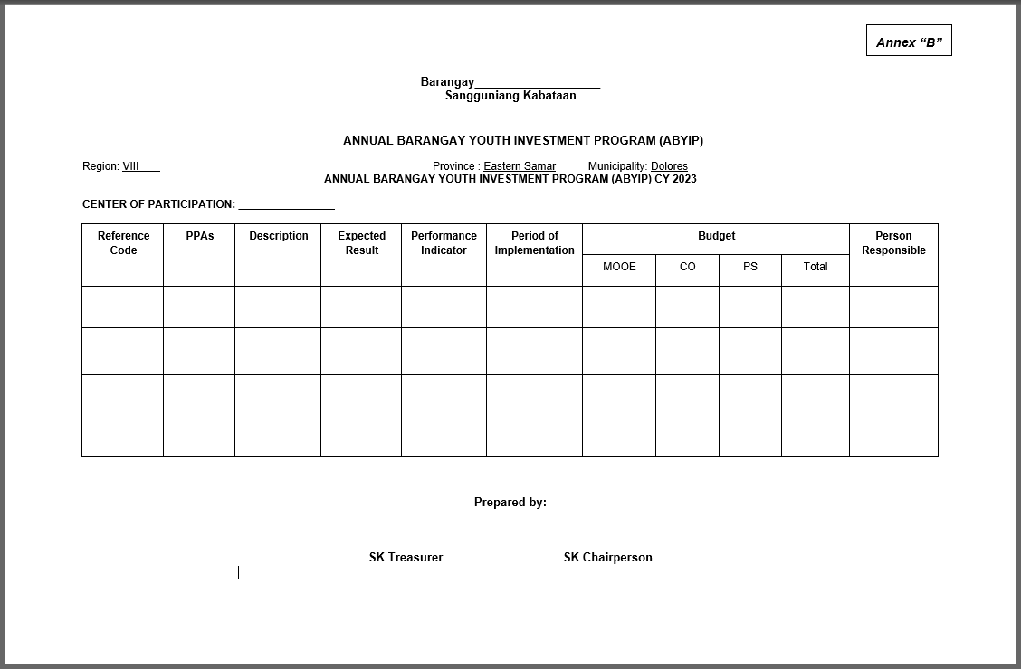 SK FULL PUBLIC DISCLOSURE FORMS | SK Baybay City, Leyte – SK Baybay ...